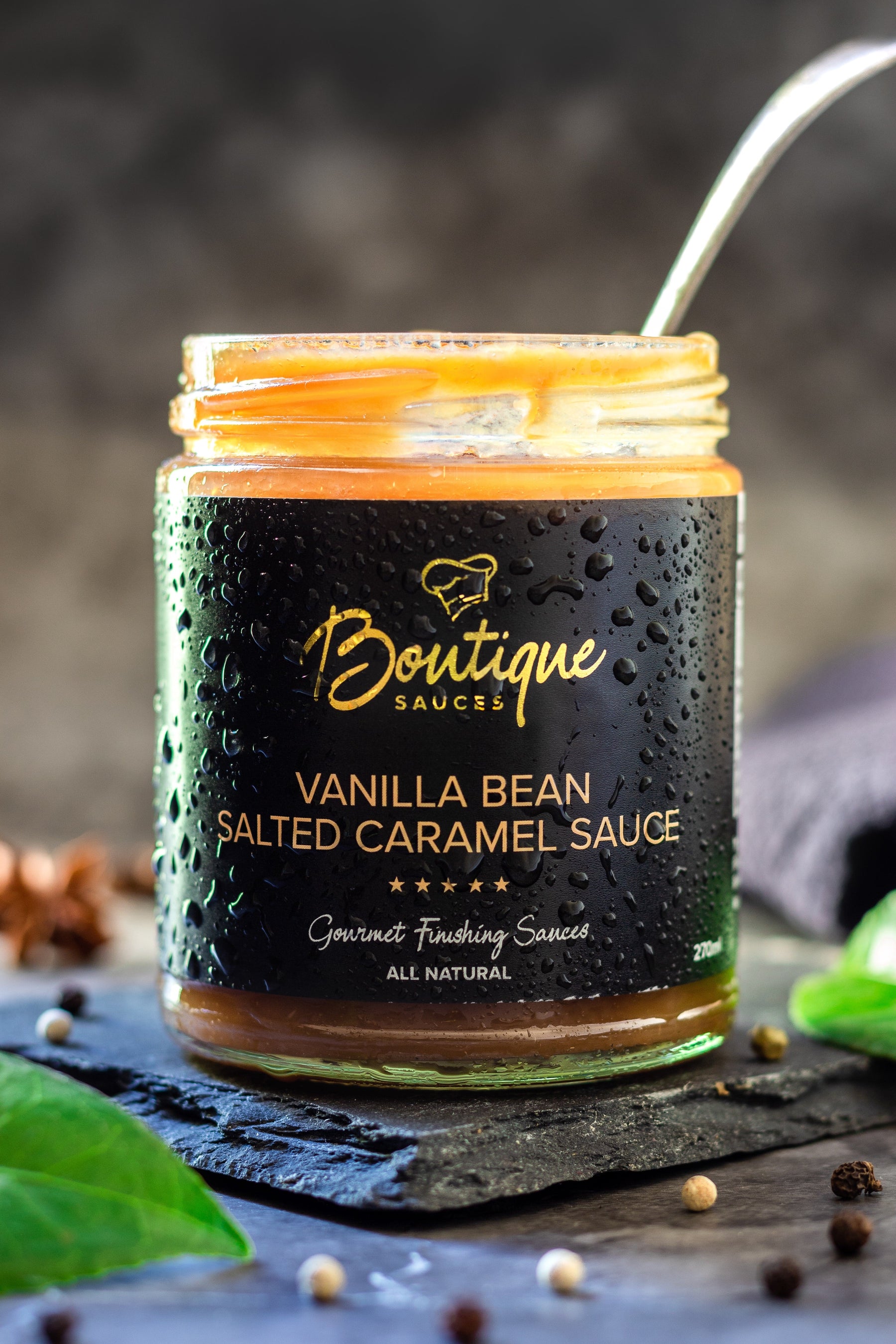 Boutique Sauces Vanilla Bean Salted Caramel – BBQ Adelaide Store